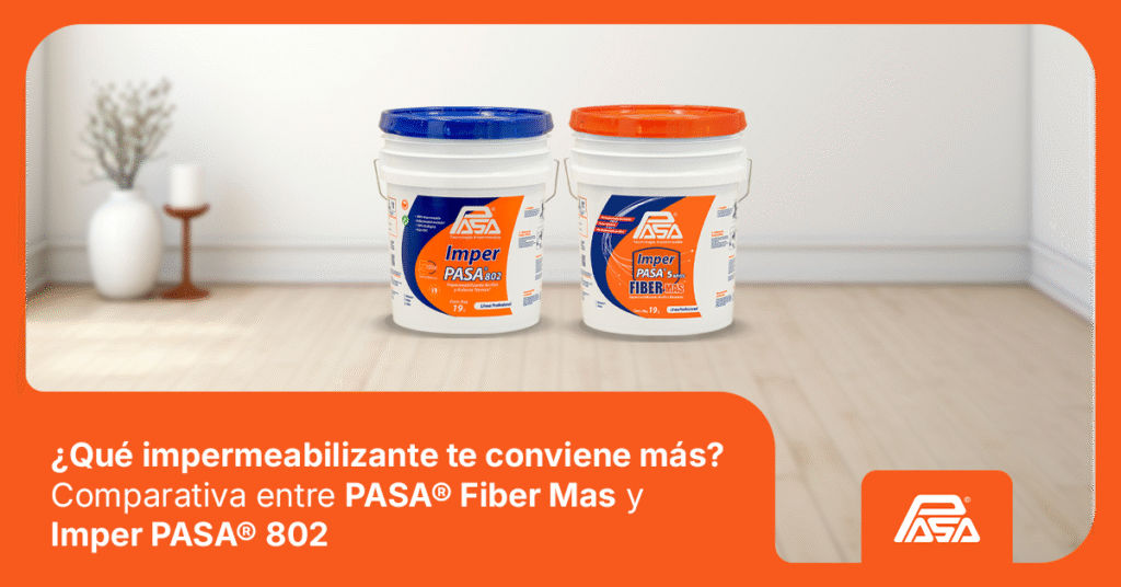 ¿Qué impermeabilizante te conviene más? Comparativa entre PASA® Fiber ...